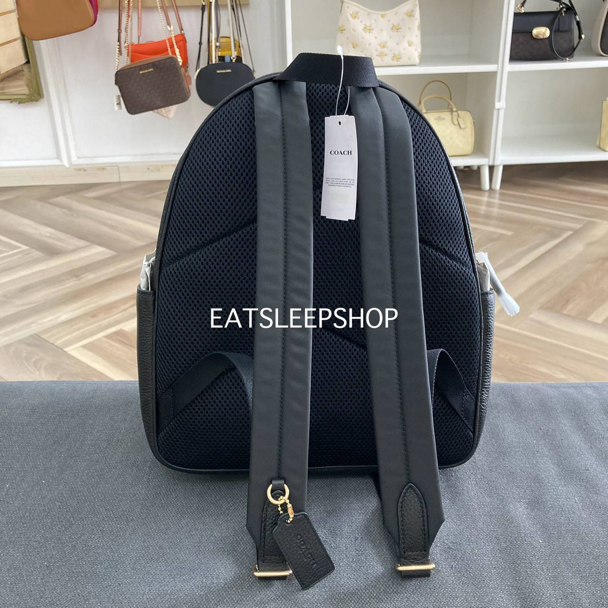 COACH COURT BACKPACK (COACH 5666) IM/BLACK – eatsleepshop