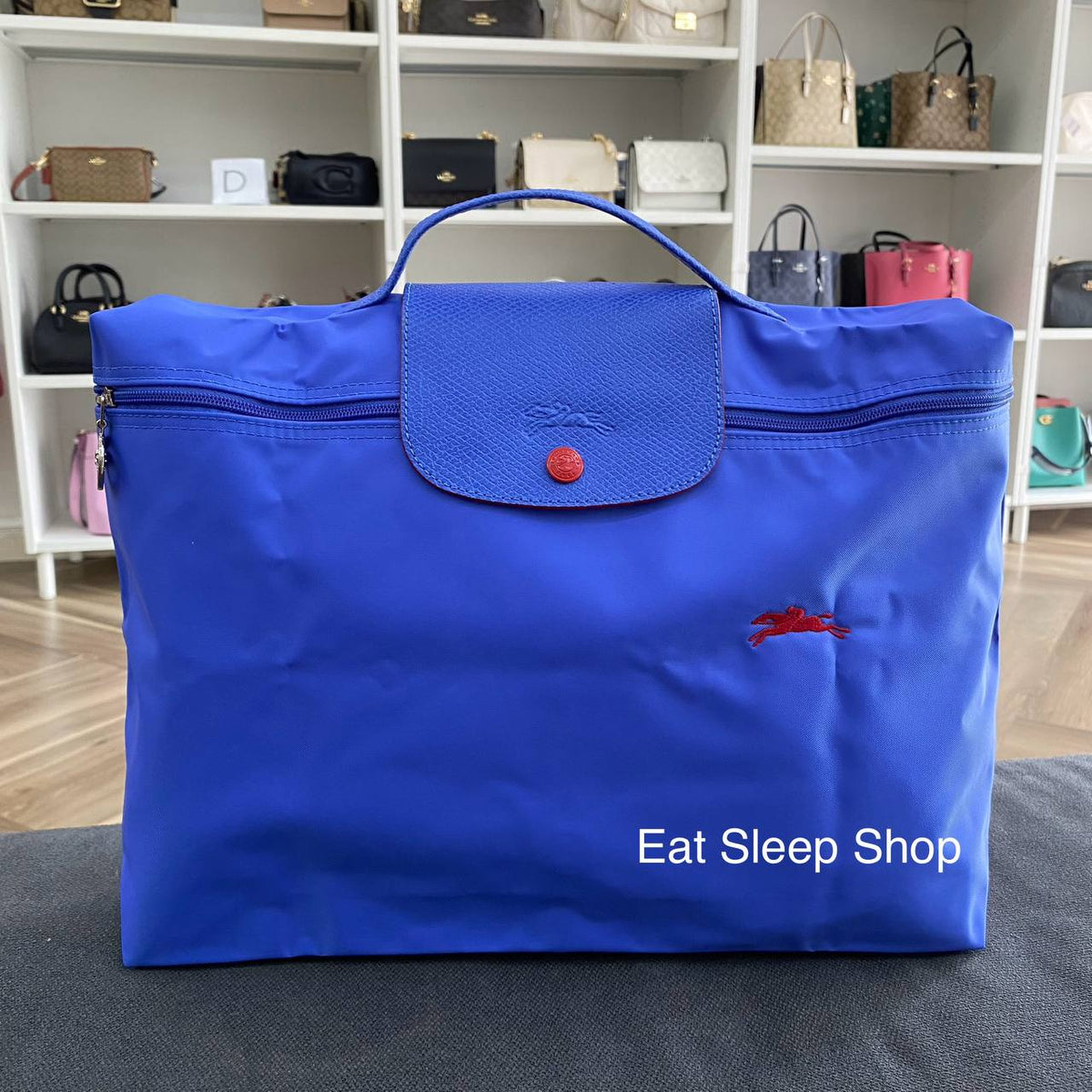 LONGCHAMP LE PLIAGE ORIGINAL BRIEFCASE IN ELECTRIC BLUE – eatsleepshop
